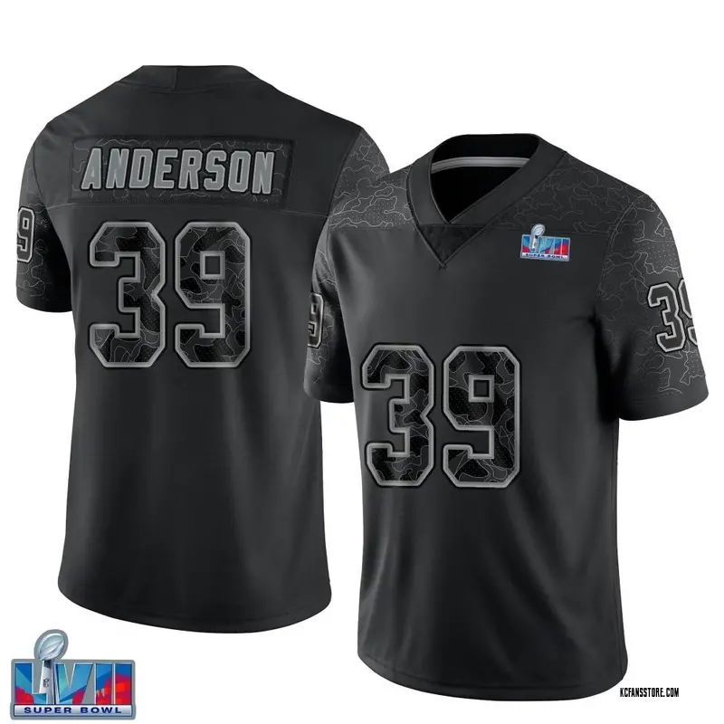 Youth Black Limited Zayne Anderson Kansas City Reflective Super Bowl ...